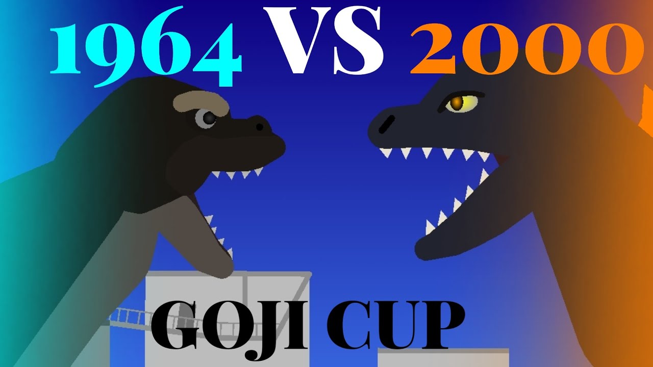 GOJI CUP Quarter Finals - 1964 Godzilla VS Millenium Godzilla - YouTube