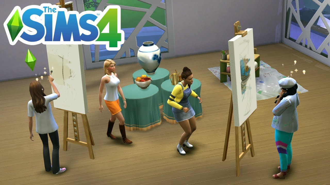 How To Find The Art Center/Gallery (Location) - The Sims 4 - YouTube