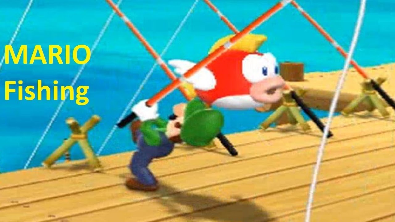 Mario Party 9 ☺ Step It Up #15 💓 Fishing Funny Games for kids 💓 ...