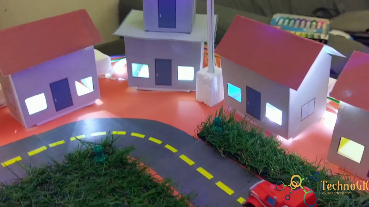 School Science Project - Solar Powered Village - YouTube
