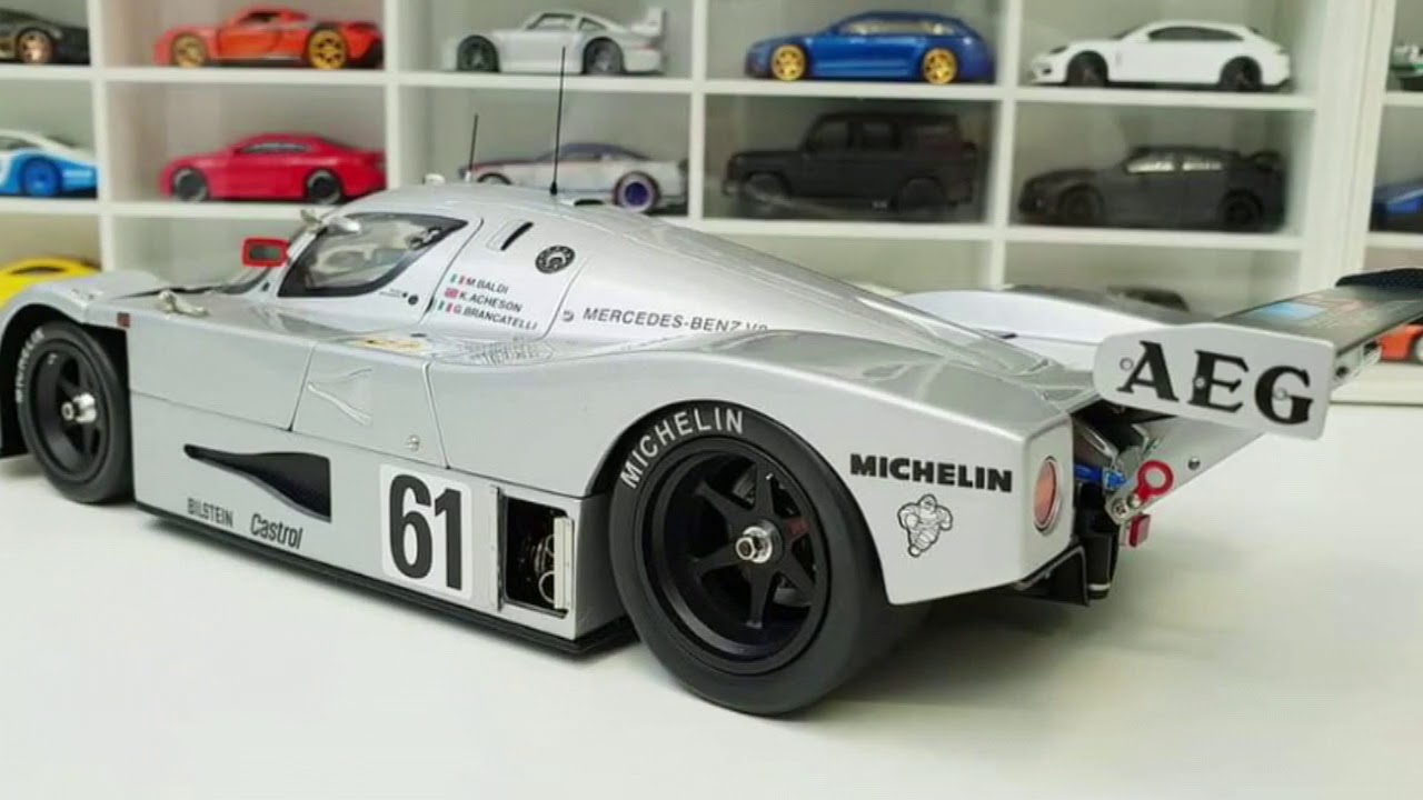 Exoto 1989 Sauber-Mercedes C9 - YouTube