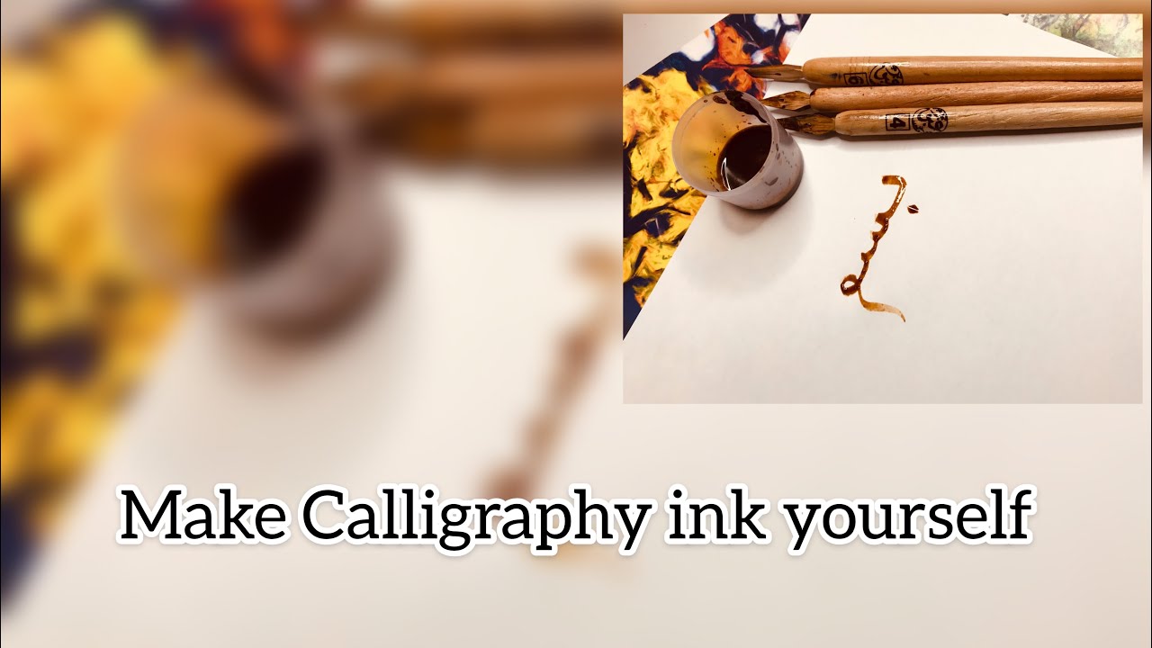 How To Make Calligraphy Ink Simple YouTube How To Make Calligraphy Ink Simple YouTube