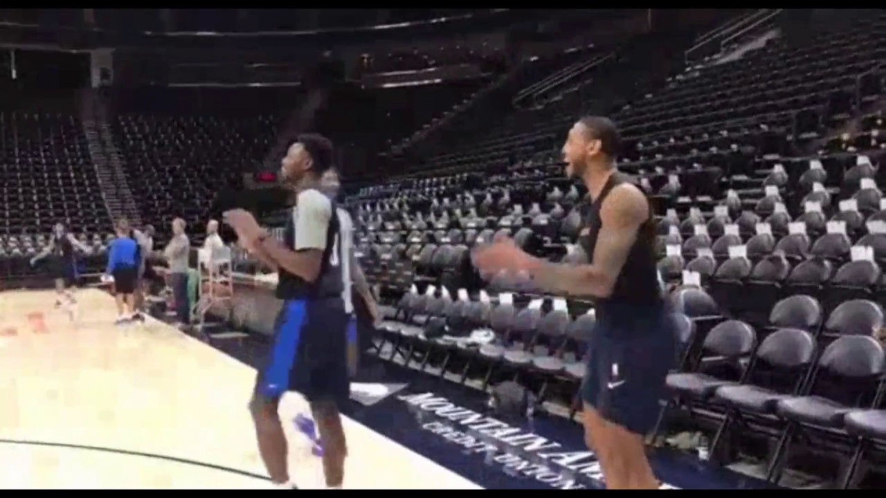 OKC Thunder Player's Hilarious Pregame Shoot around Before Game Against ...