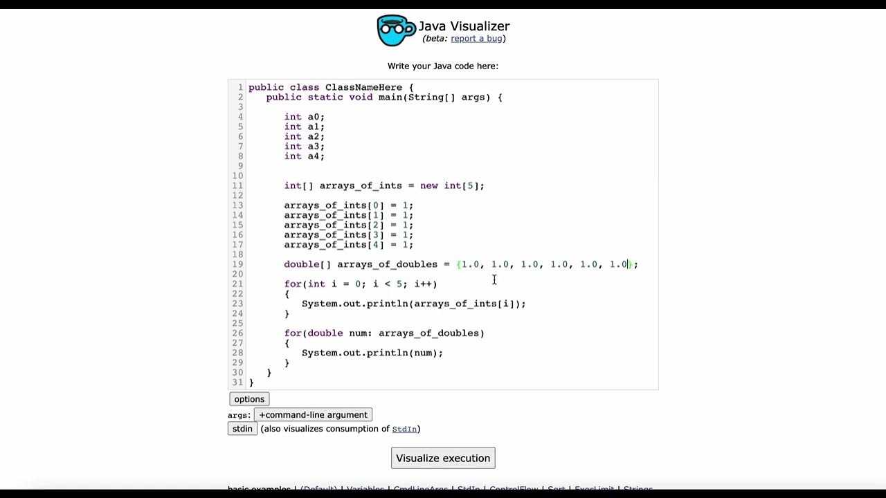 Java 1d Array Lesson 1 Youtube