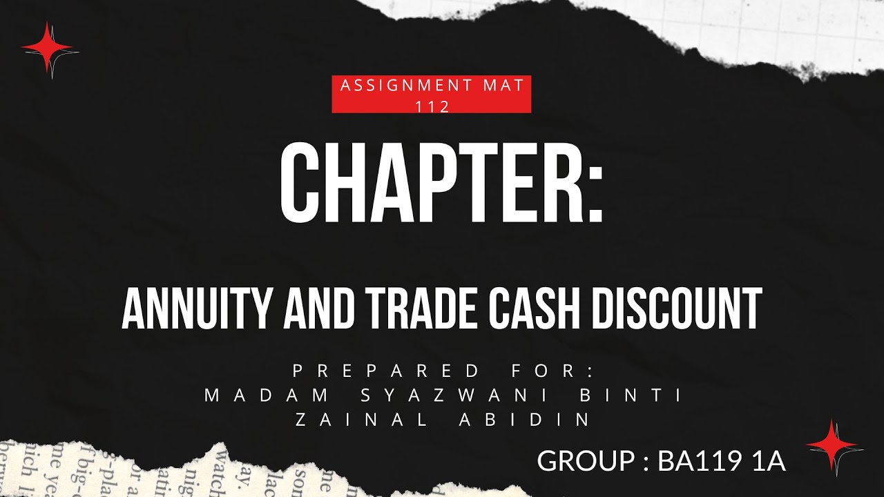 ASSIGNMENT MAT 112 - YouTube