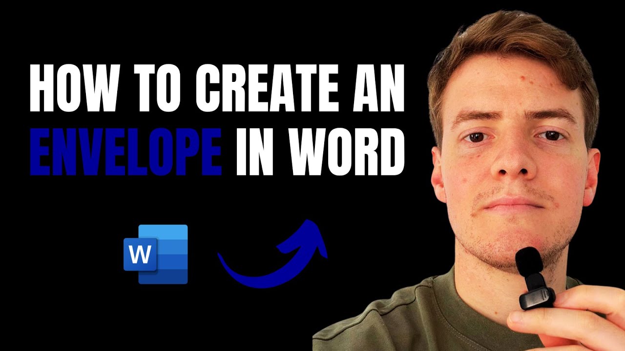 How to Create an Envelope in Word - YouTube