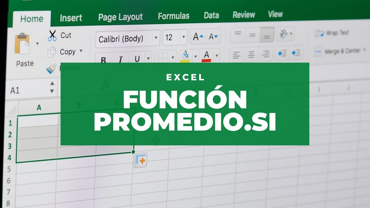 Función Promedio.SI / Excel - YouTube