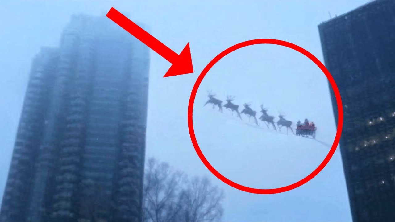 20 Times Santa Claus Has Been Spotted On Camera! - YouTube