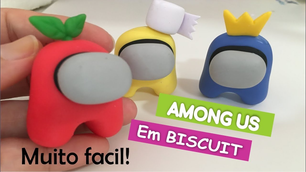 AMONG US EM BISCUIT - APRENDA COMO FAZER! - YouTube