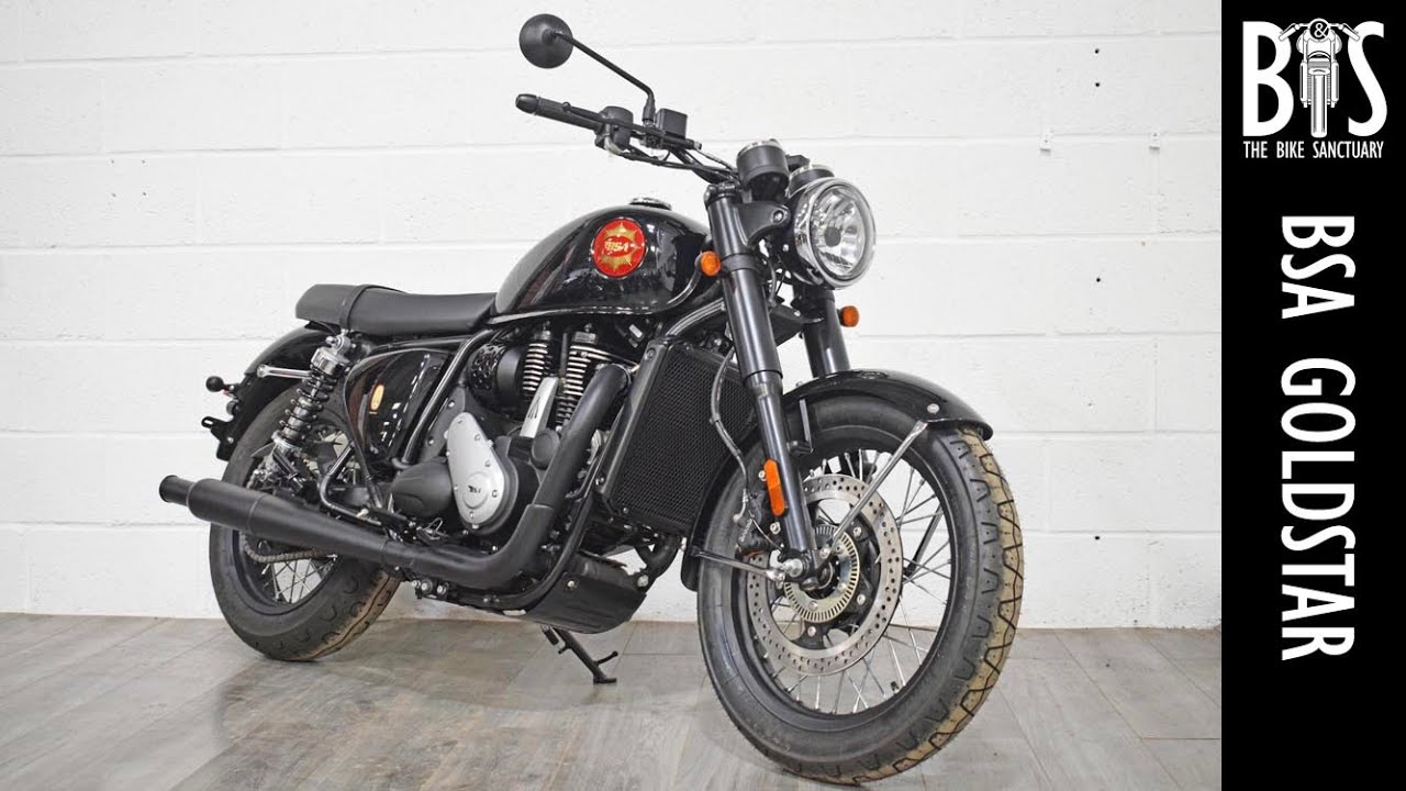 BSA Goldstar Shadow Black Edition UK Now in stock - YouTube
