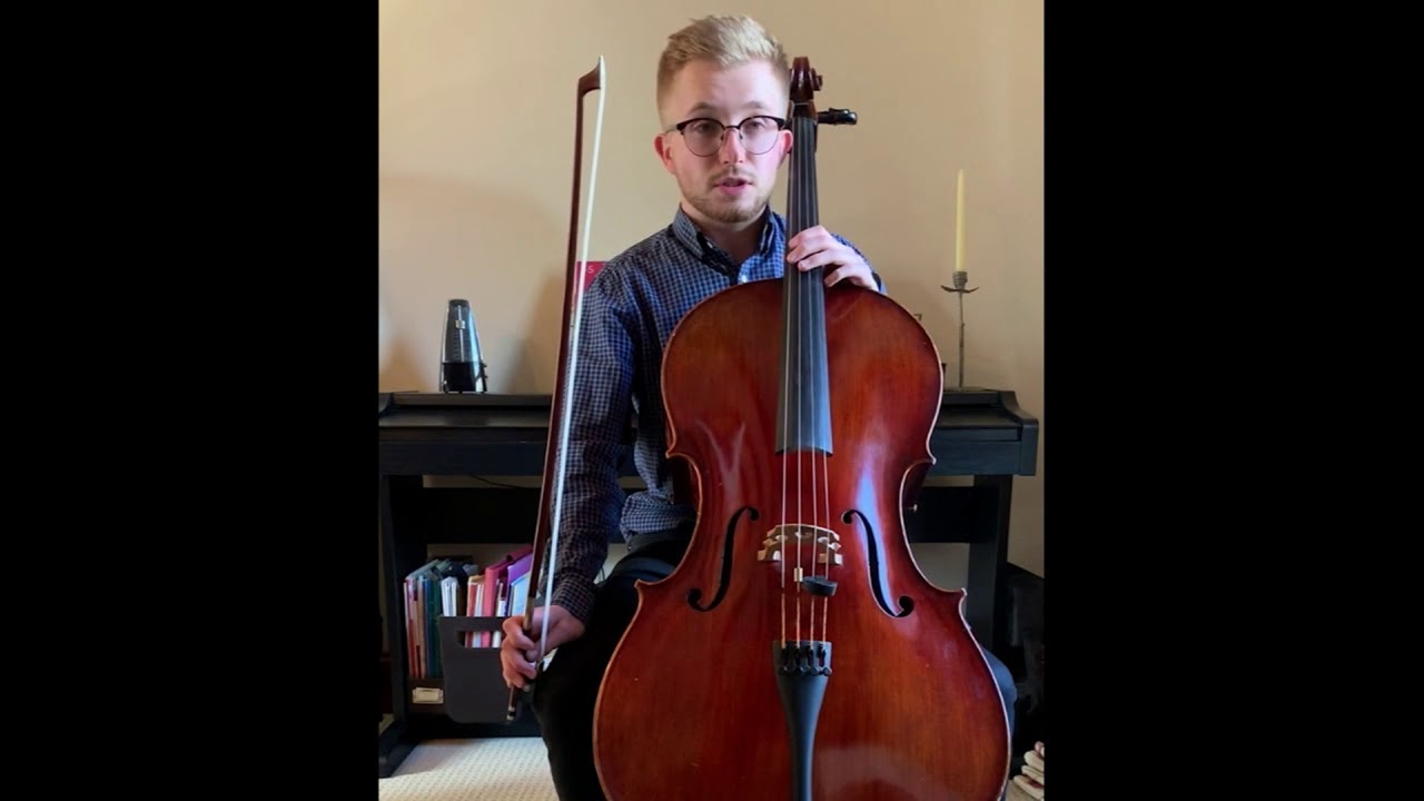 Grade 2 Cello - 'Come, Ye Sons of Art' tutorial - YouTube
