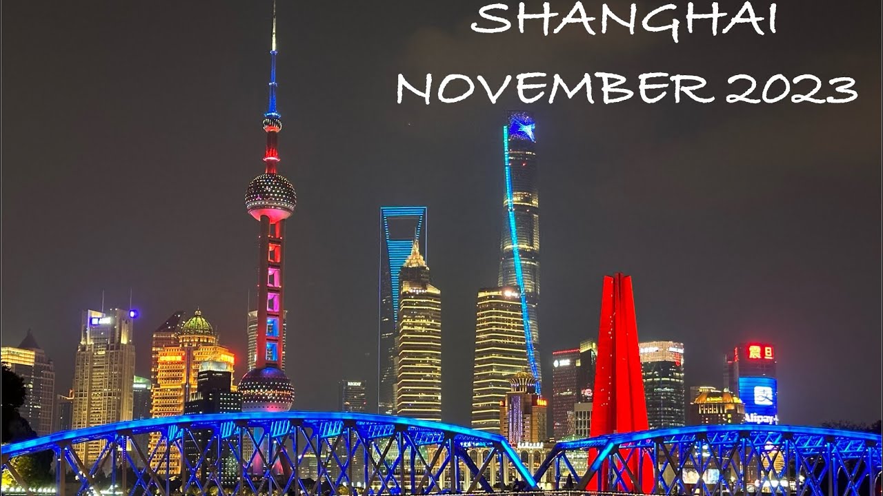 Walking around Shanghai November 2023 - YouTube