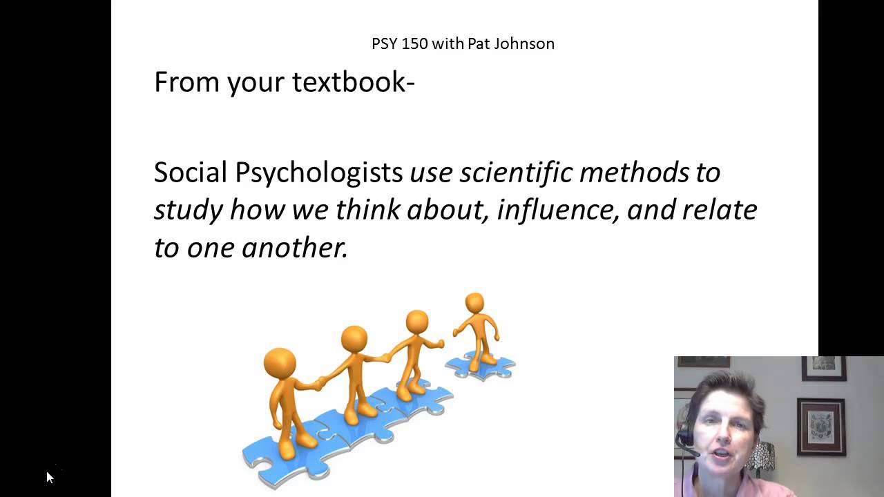 PSY 150 Introduction to Social Psychology - YouTube
