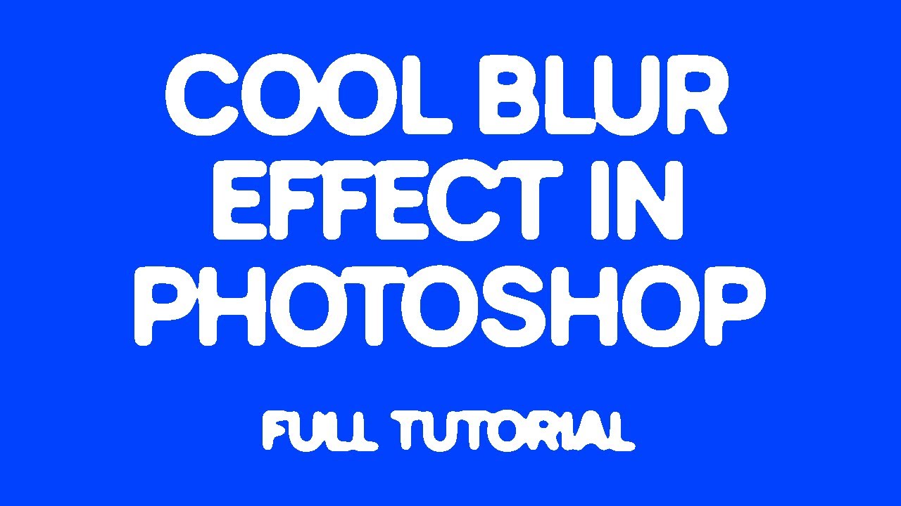 Make this Cool Blur Effect Using #Illustrator & #Photoshop - YouTube
