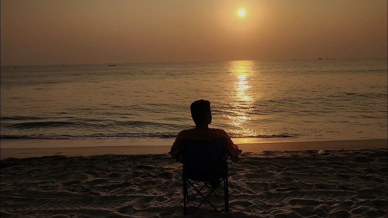 Gujarat saurashtra region beach sunset view 😍.! - YouTube