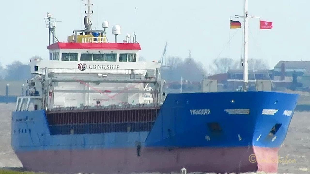 coaster PAGADDER ONIZ IMO 9361330 Emden merchant vessel cargo seaship ...