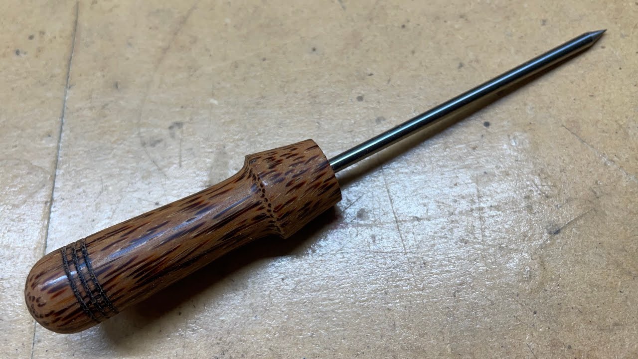A lathe project favorite - scratch awls (how to make them) - YouTube