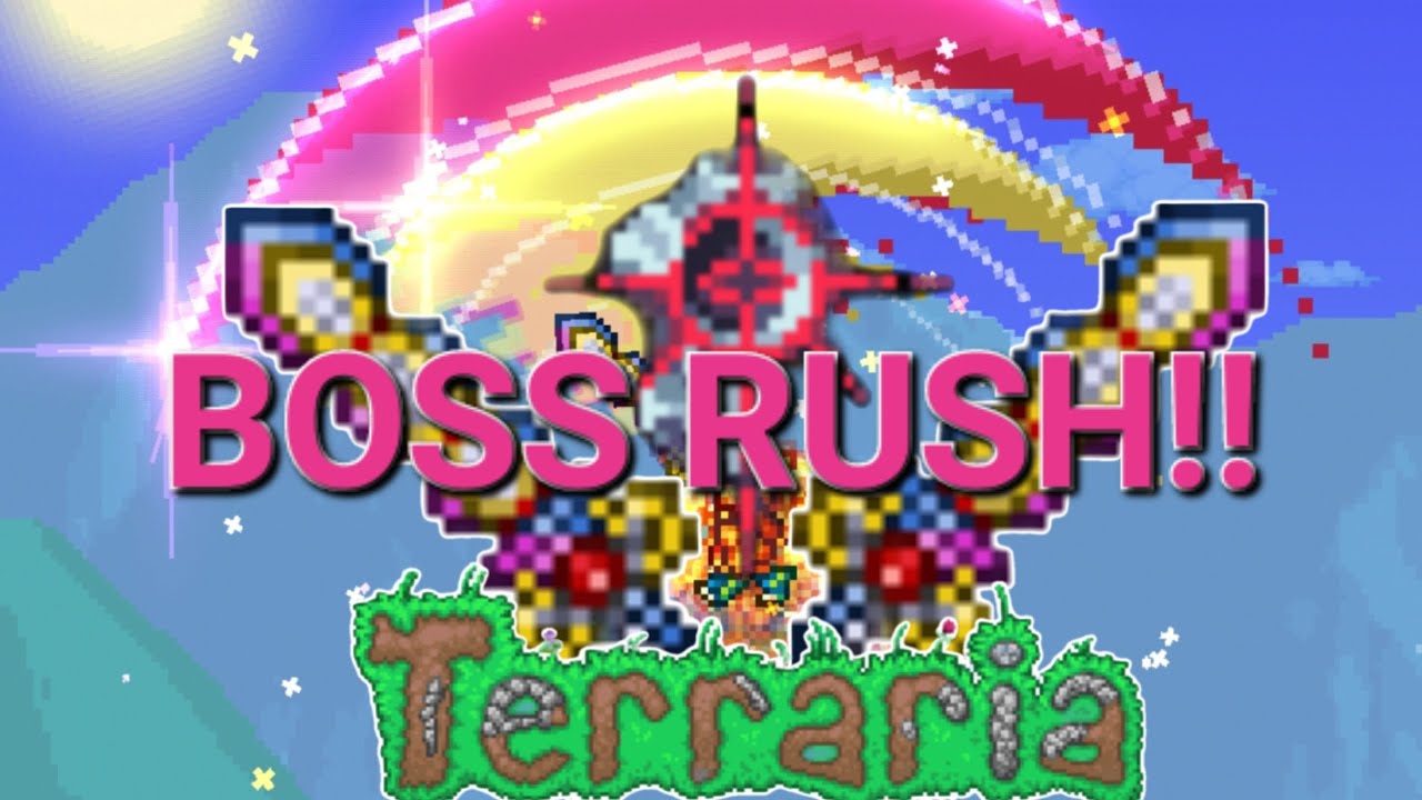 Terraria: Boss Rush vs True Excalibur! Vanilla Edition - YouTube