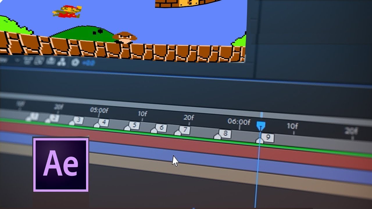 KEYFRAME Mario using MARKERS (After Effects) - YouTube