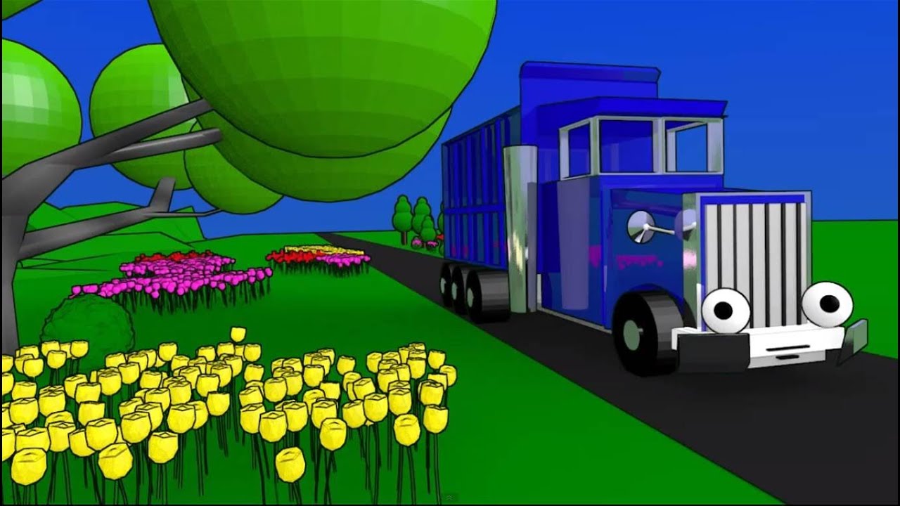 Learn Colors with Truck and Train - YouTube