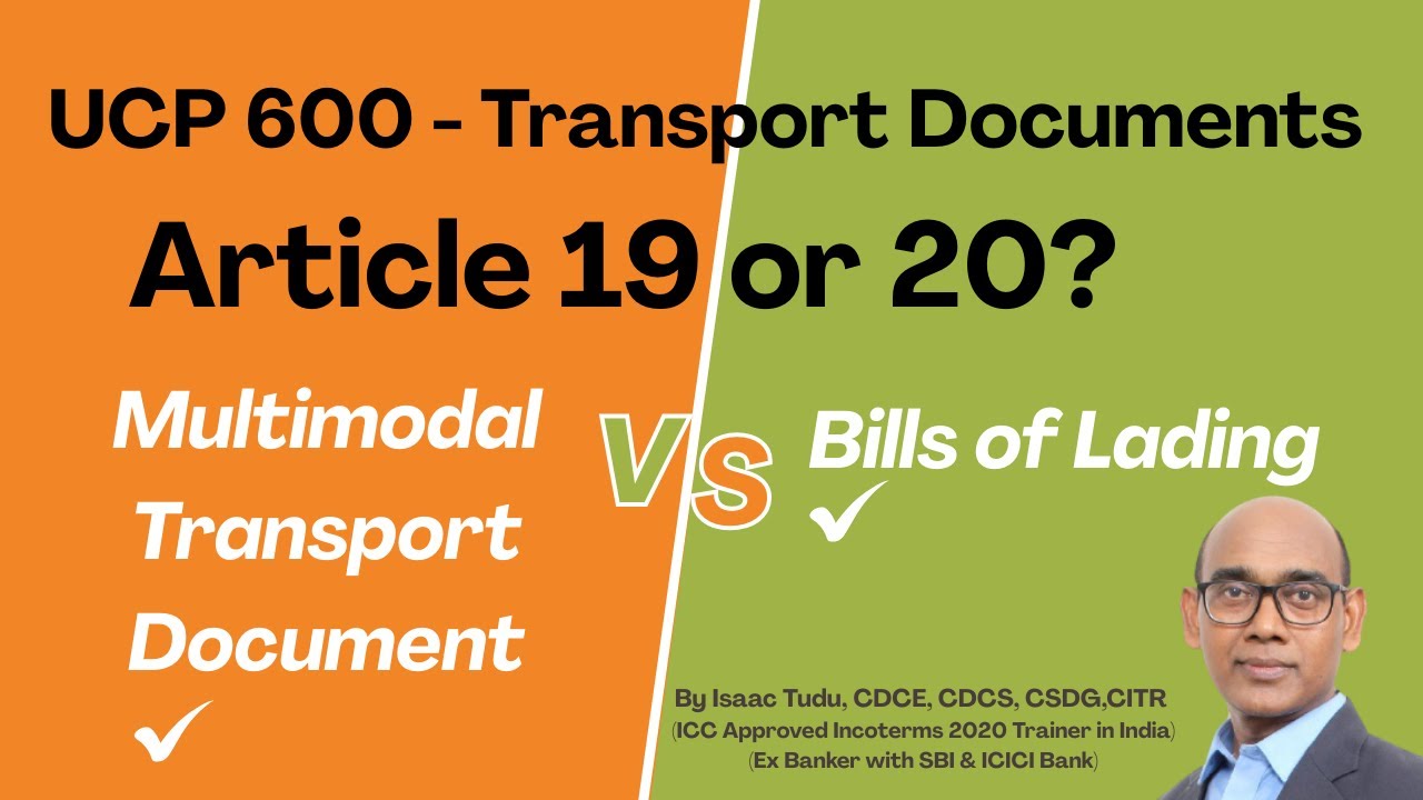 UCP 600 Article 19 or 20 - Which will be applicable? Don’t get It Wrong ...