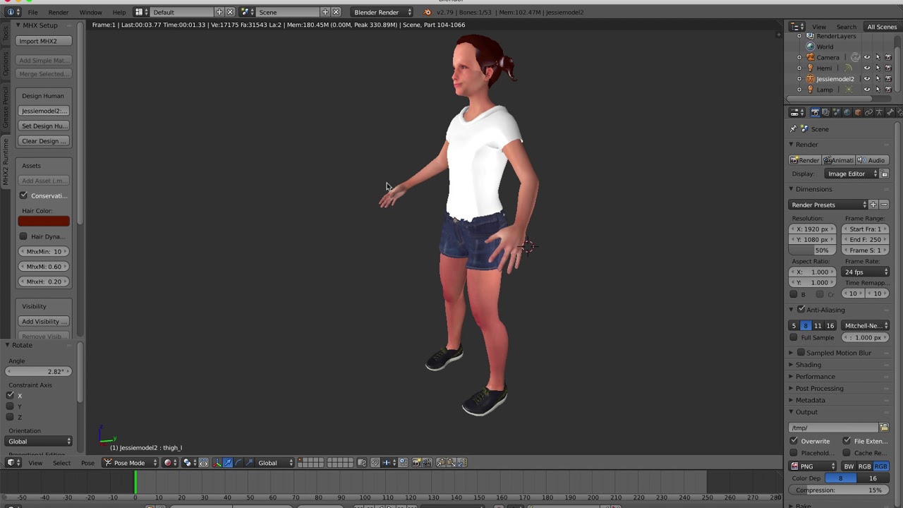Capturing a human animation - moving head back and forth - YouTube