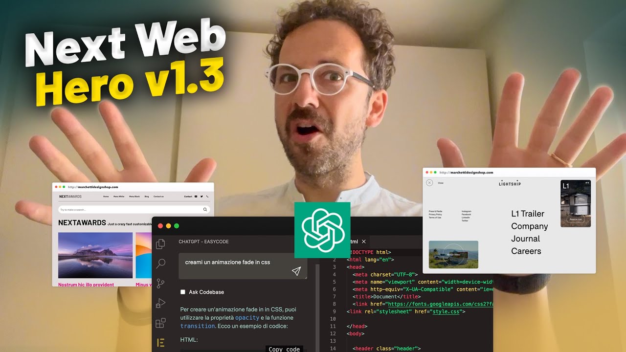 Corso NEXT WEB HERO v1.3 Out Now! - YouTube