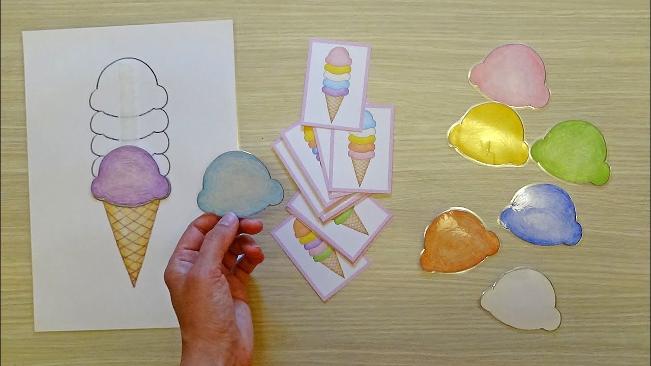 Ice Cream Maker Preschool Activities DIY Free Printables - YouTube