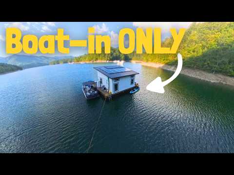 FLOATING Cabin Life: How We Deal With Weather, Jobs, Dogs, & Exercise 🤔