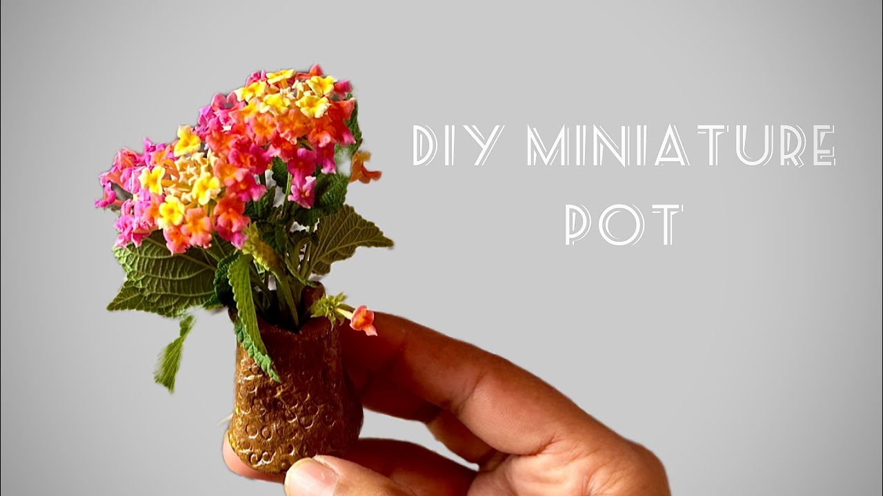 Pot Making With Clay ; DIY Miniature Pot | How to Make Pot With Clay ...