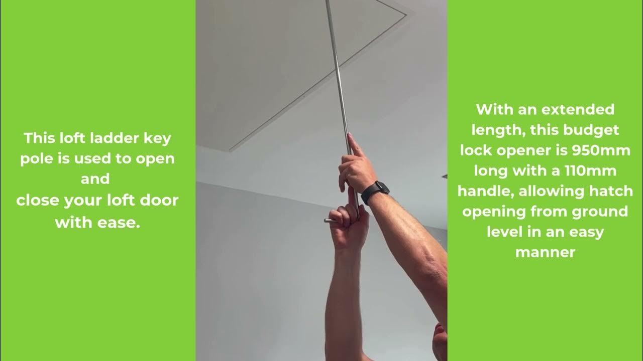 Extended Loft Hatch Key (950mm) Square Drive Product Overview | Trade ...