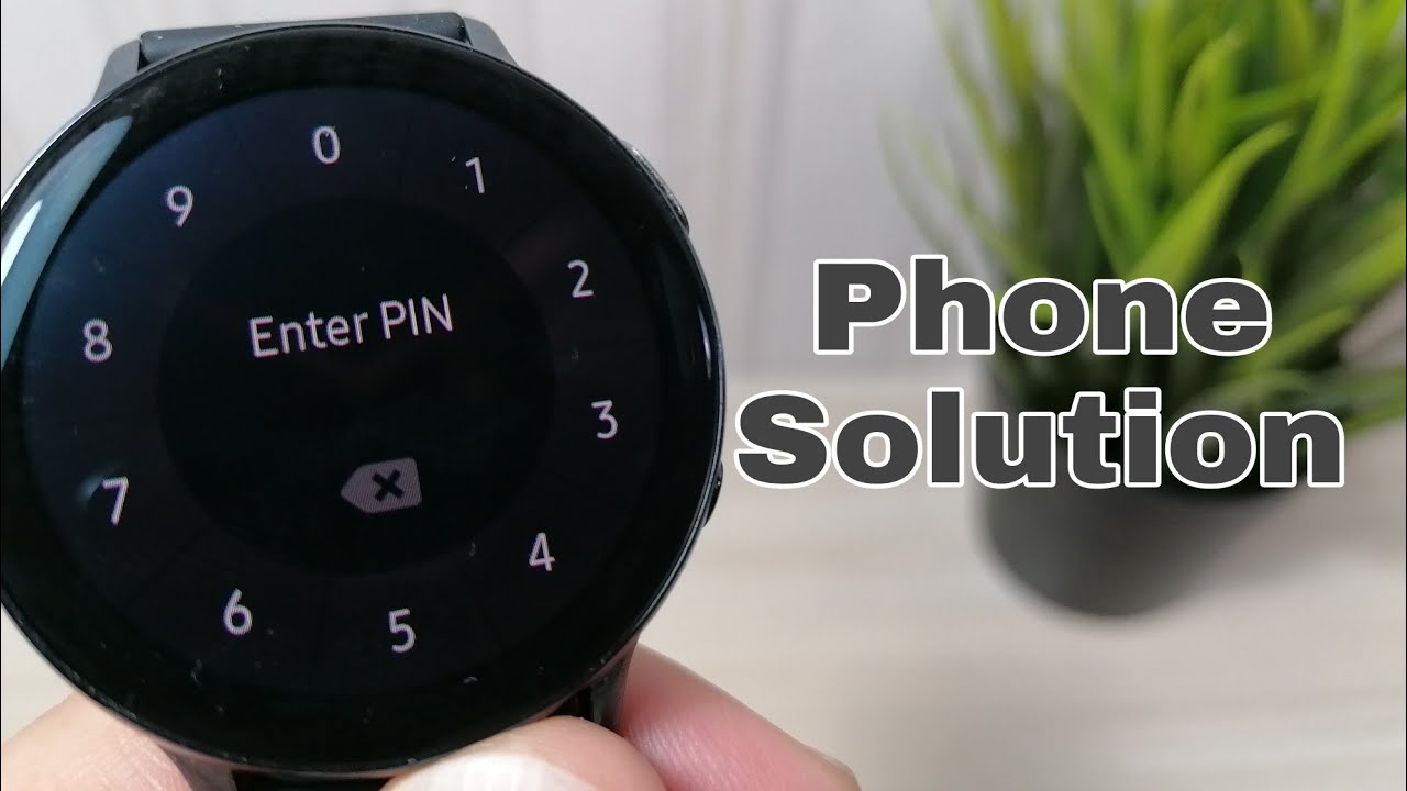 Factory Reset Samsung Galaxy Watch Active2 SM-R825F. Unlock Pin ...