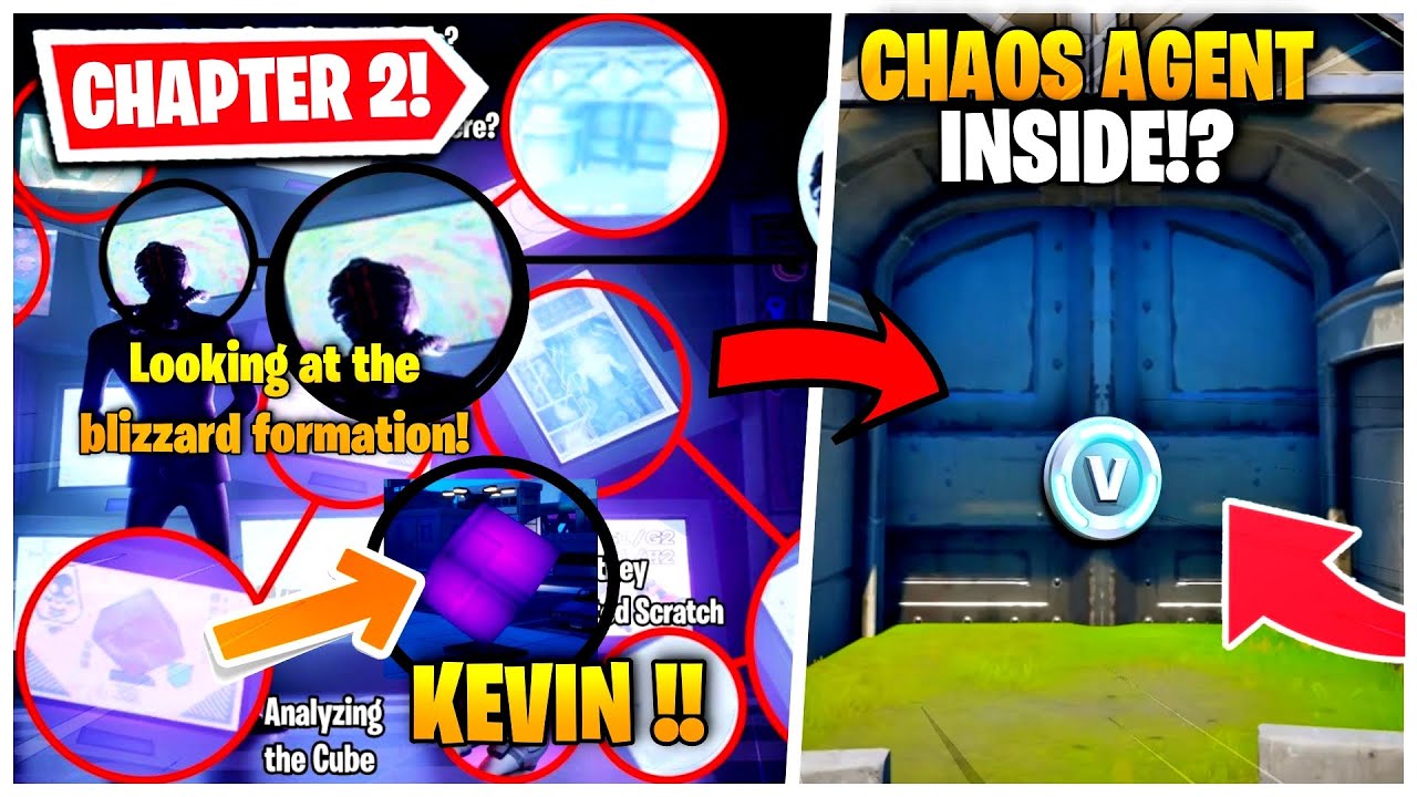 "NEW" CHAOS AGENT INSIDE THE BUNKER? AND KEVIN THE CUBE BEING ANALYSED ...