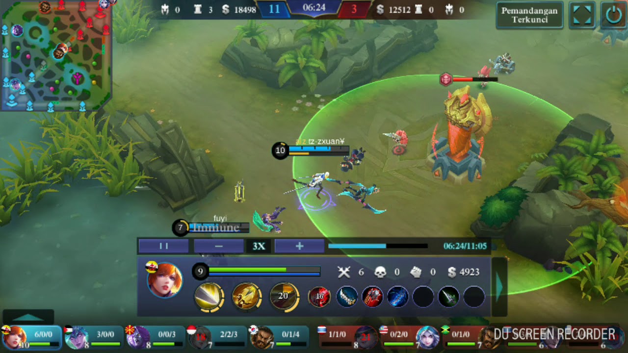 OMG.... FANI PRO PLAYER PLAYING MOBILE LEGEND PLAY SO PRO - YouTube