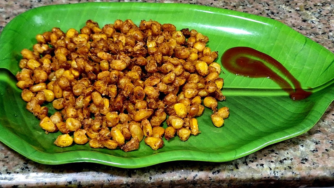 Crispy Corn fry || Sweet Corn receipe || Snacks receipe || How to easy ...