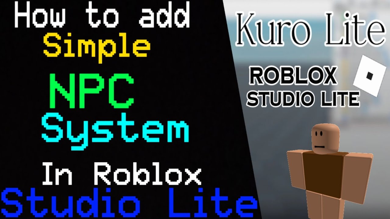 Tutorial How to add Simple NPC Chat System in Roblox Studio Lite - YouTube
