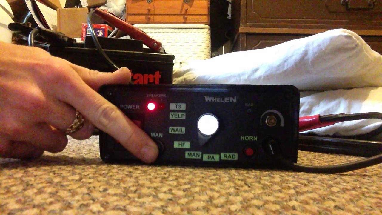 Whelen 295HFSA1 Siren Demo - YouTube