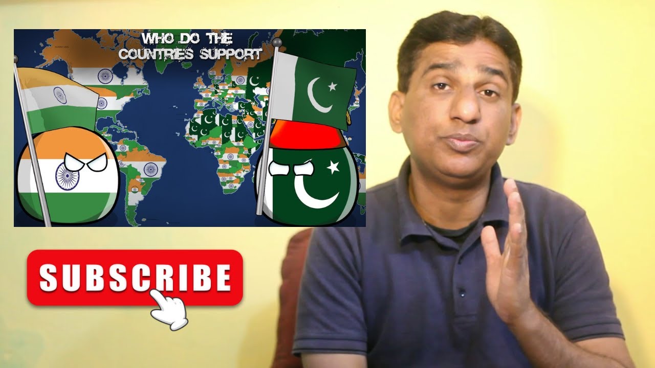 Pakistani reacts to WHO DO THE COUNTRIES SUPPORT? India or Pakistan? Alternative Mapping P14 ...
