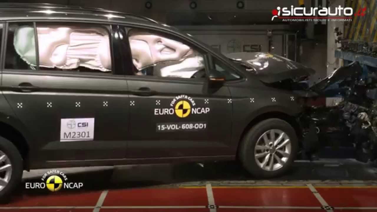 Crash test Euro NCAP 2015 - Volkswagen Touran - YouTube