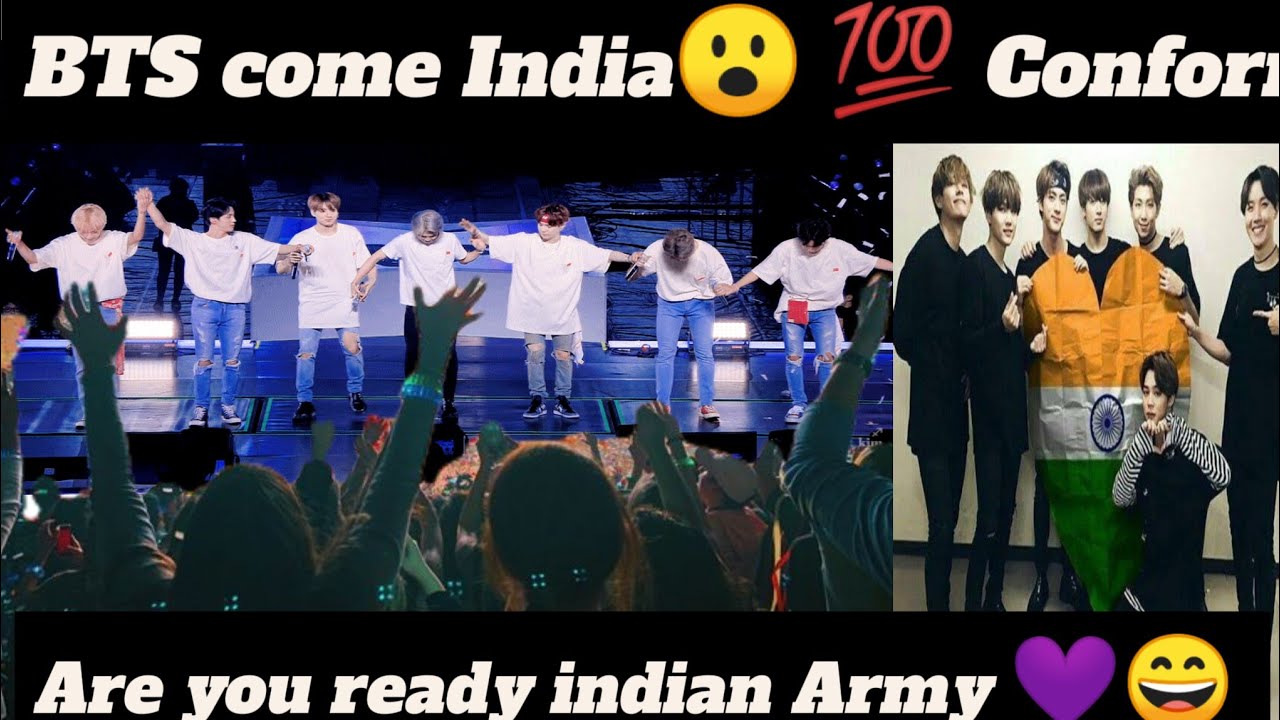 BTS India Visit Confirmed! | BTS Concert in India 2025 - YouTube