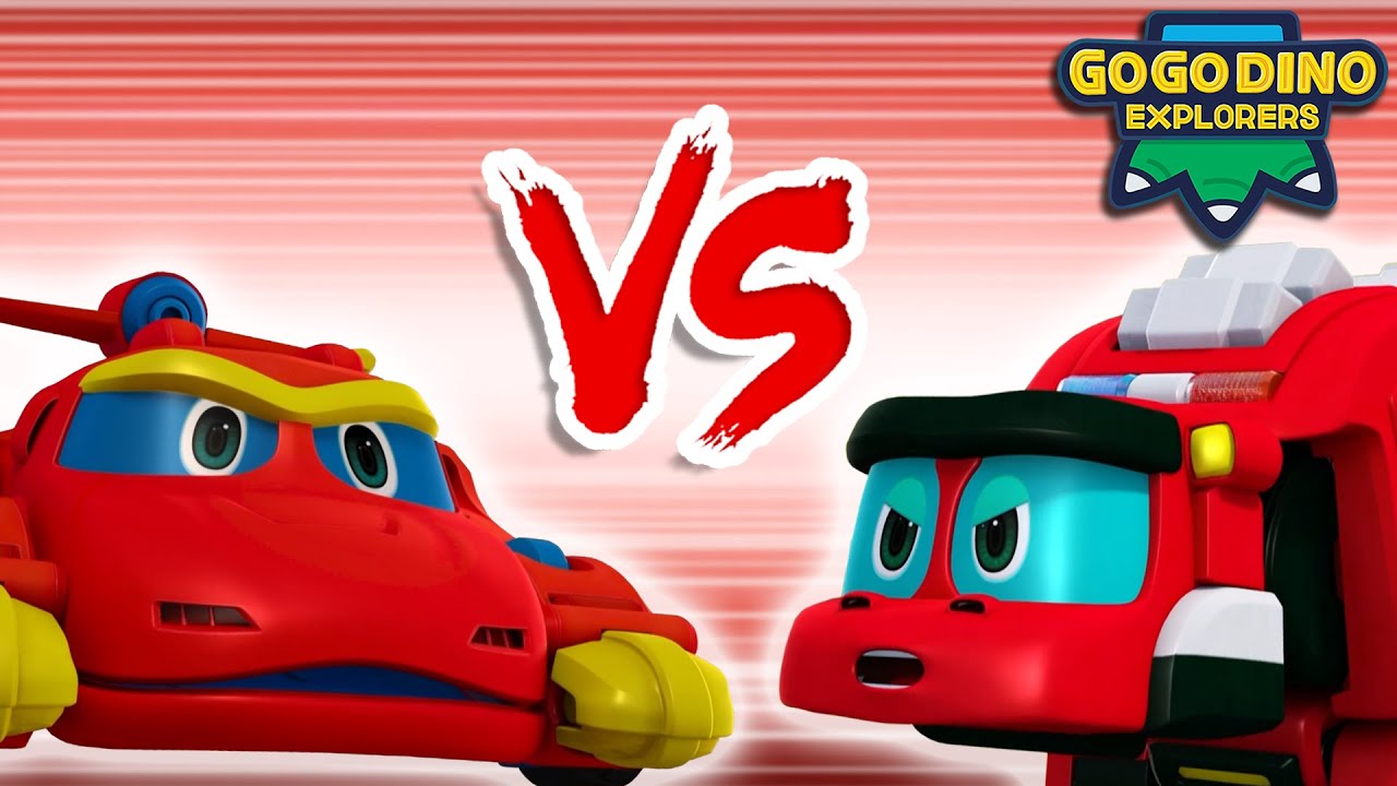 【GOGODINO】GoGo Merah REX vs ANKY | Highlight | Musim 4 EP4 | Dinosaurs ...