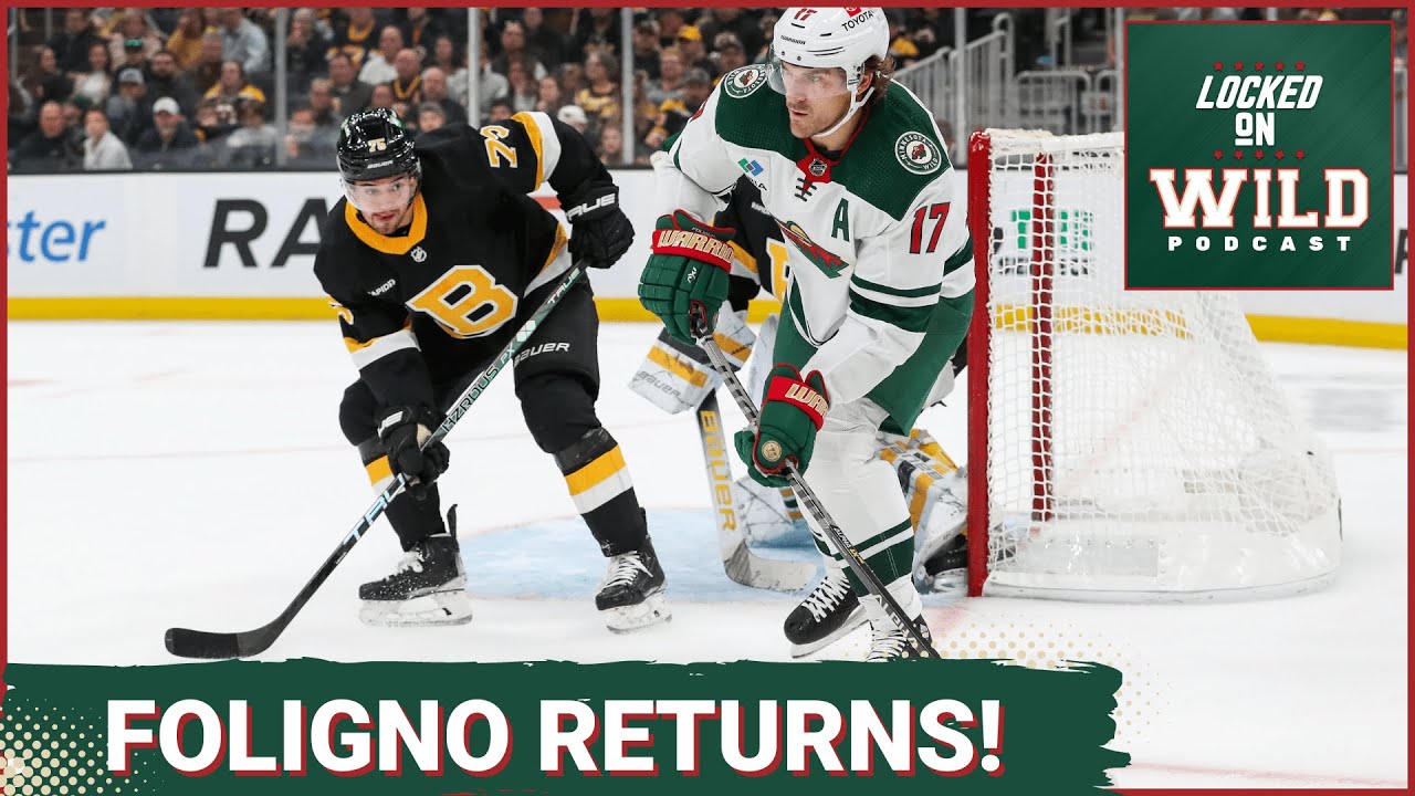 Marcus Foligno Returns As the Minnesota Wild look for Revenge against ...