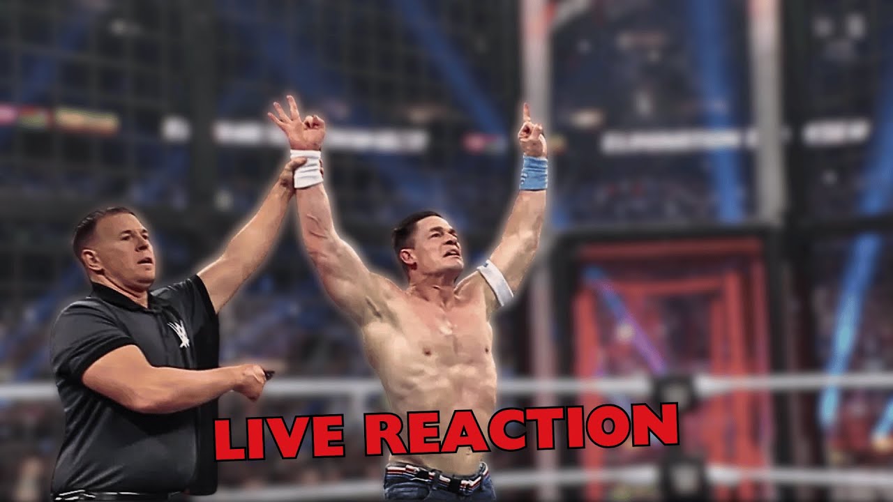 MY LIVE REACTION TO THE MENS ELIMINATION CHAMBER... - YouTube