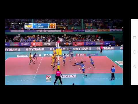 KJ KAPIL DEV IN PRO VOLLEY LEAGUE - YouTube