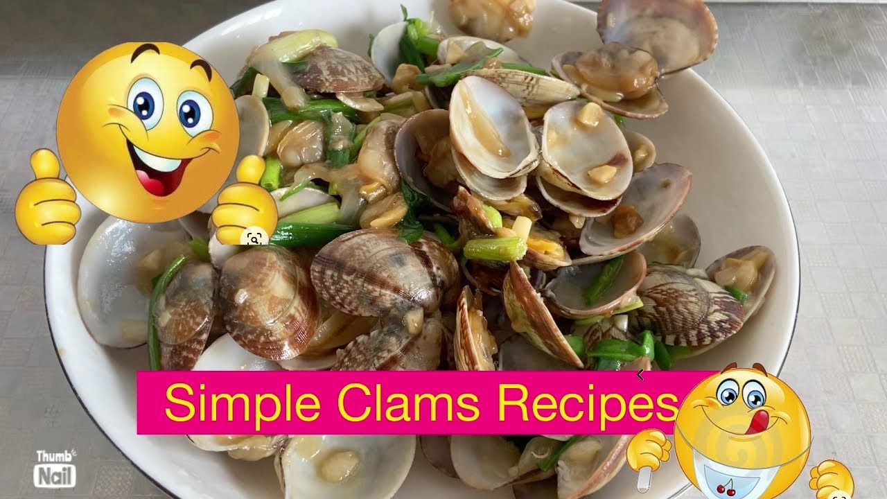 How to cook simple recipes for clams #clamsrecipe #homecooking # ...