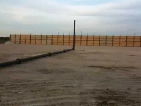 Gas well: well test flare job rig up - YouTube