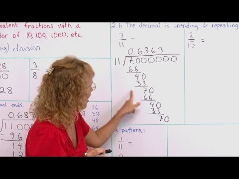 How to convert fractions to decimals - beginner lesson - YouTube