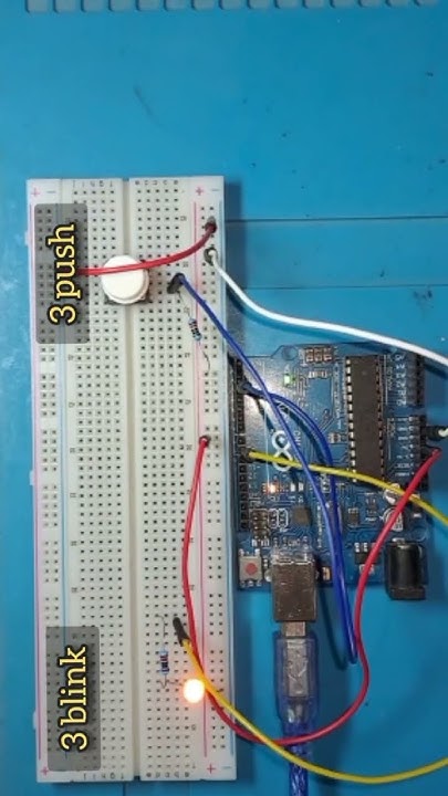 control a led blink game using push buton and arduino uno touch count using led blink - YouTube