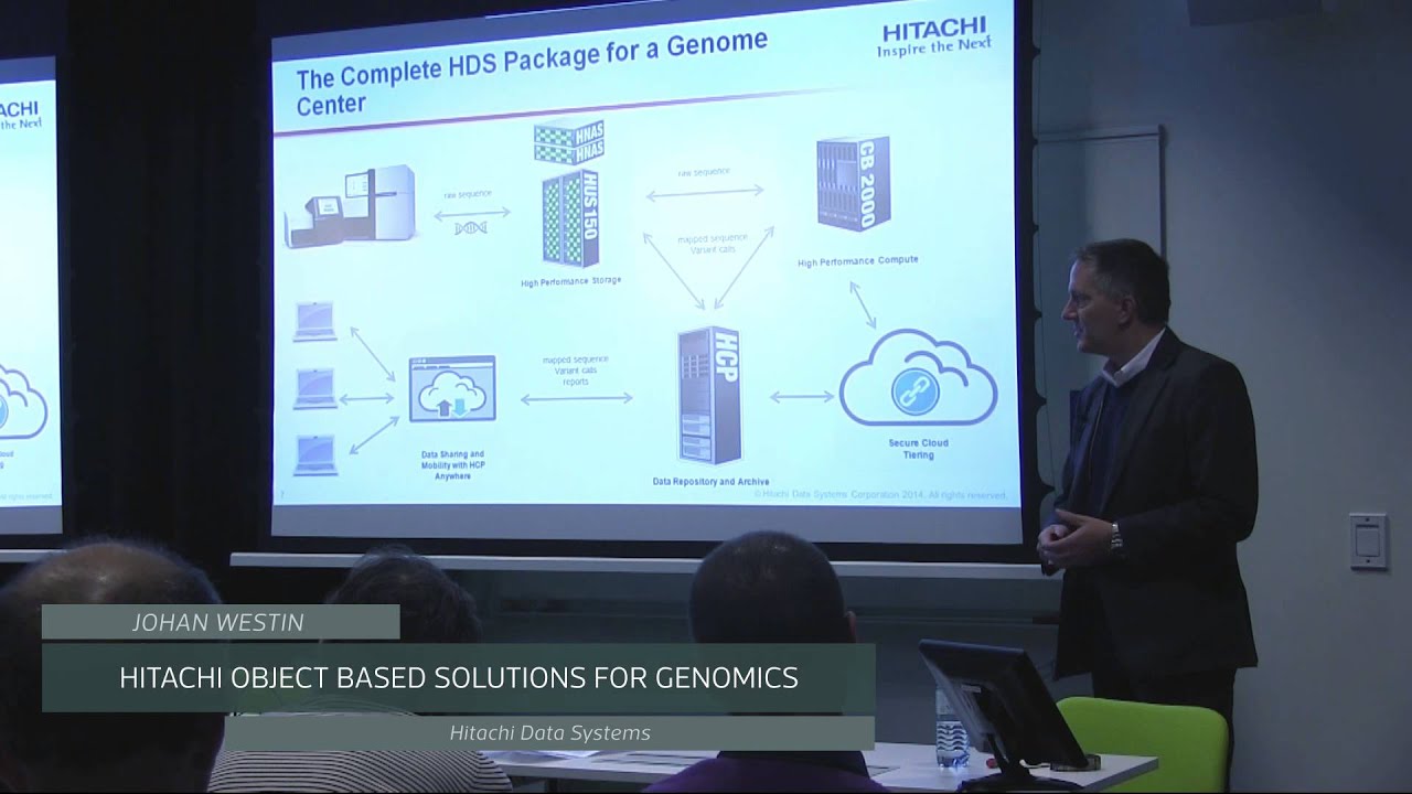 Hitachi Object based solutions for genomics - Johan Westin, Hitachi ...