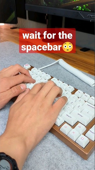 this keyboard sounds like BUBBLE WRAP - YouTube